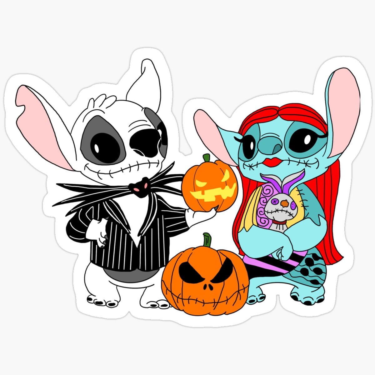 Kira Nightmare before Christmas anime cartoon Sticker Waterproof ...
