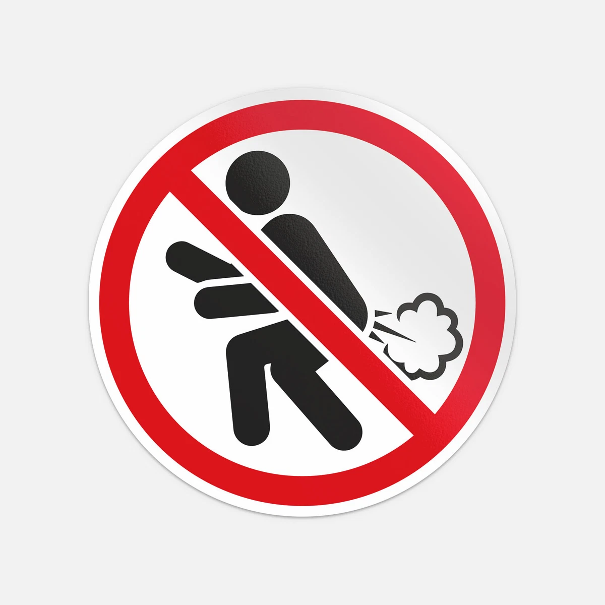 Kira No Farting Prohibition Car Bumper Vinyl Sticker Decal Waterproof ...