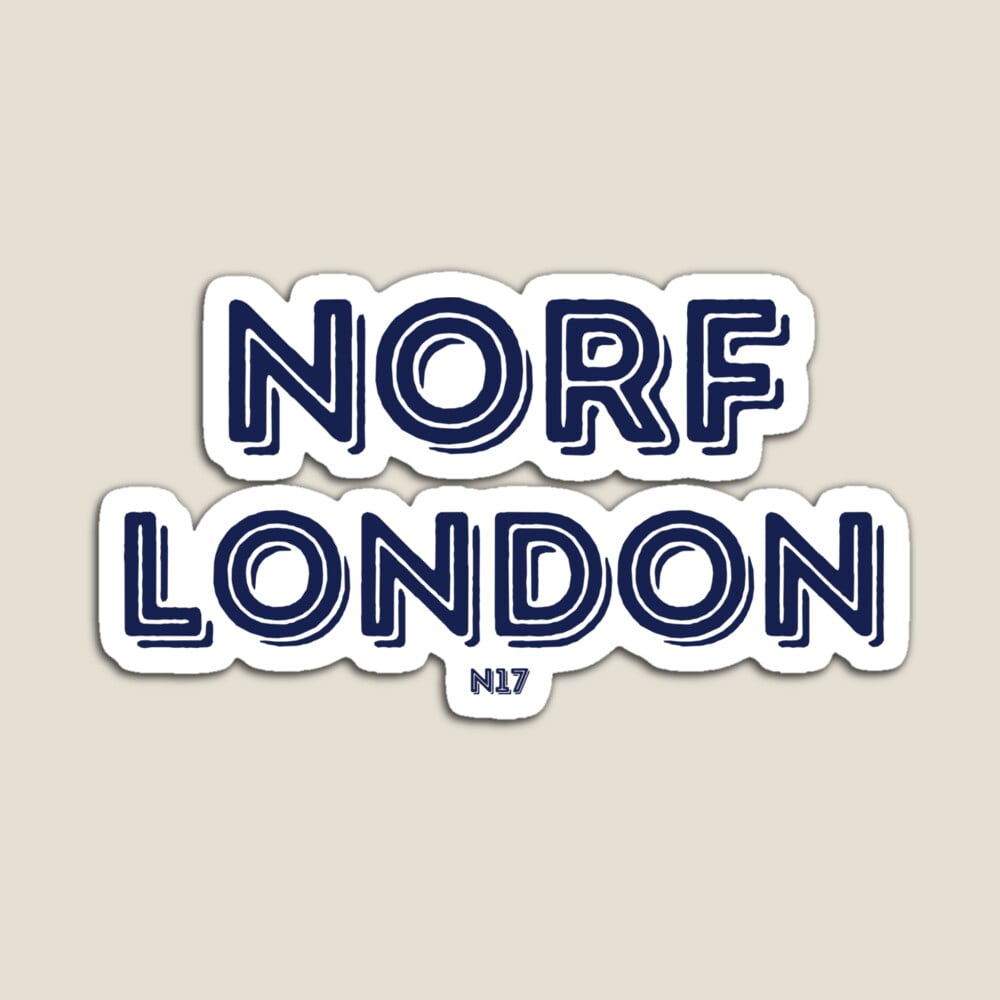 Kira - Norf London N17 Sticker Hot Trending Vinyl Stickers - Walmart.com