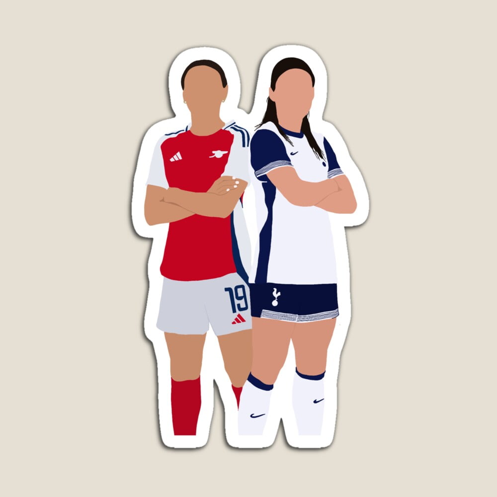Kira - North London Derby Caitlin Foord And Hayley Raso Sticker Hot ...