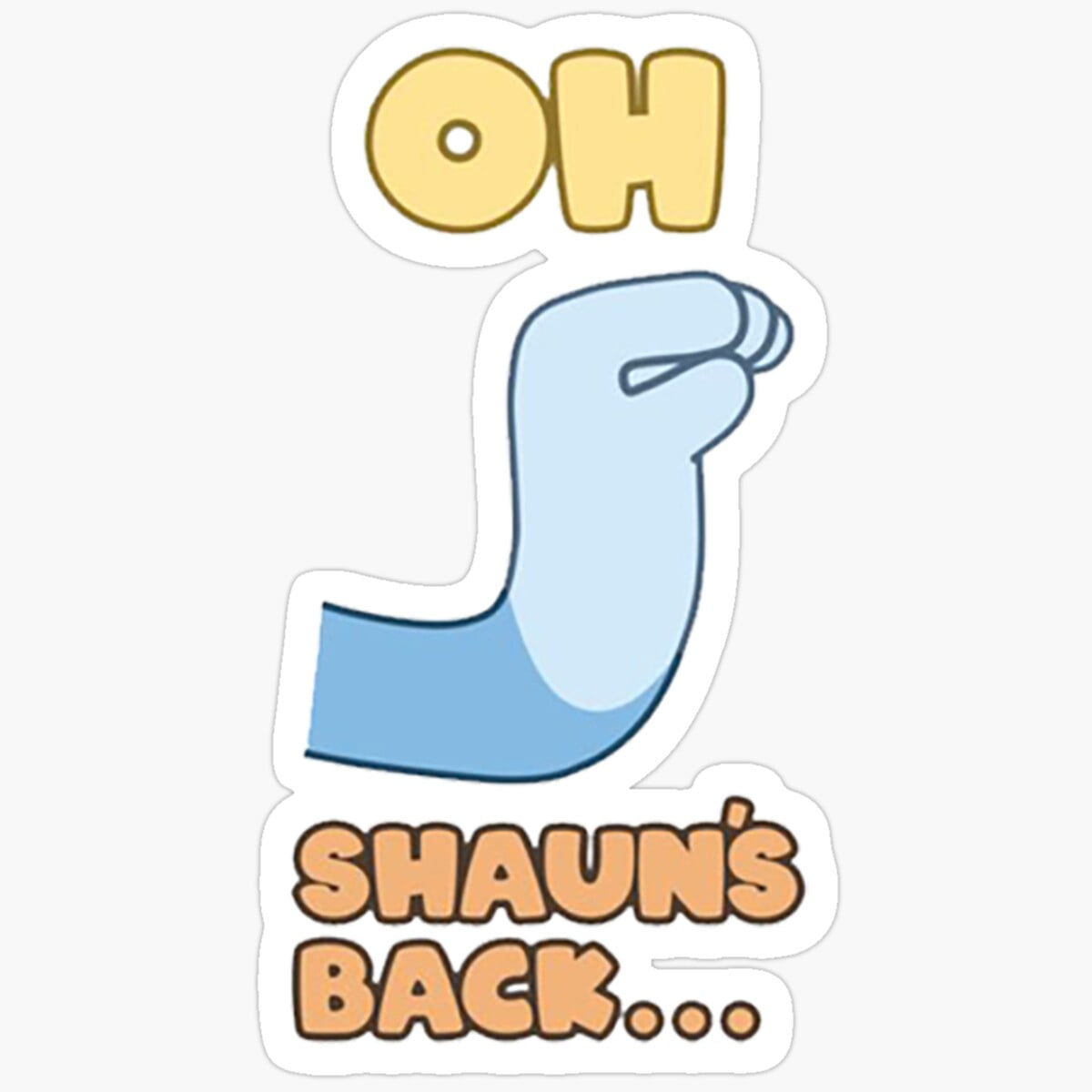 Kira Oh, Shaun's Back... Sticker Waterproof Sticker for Water Bottles ...