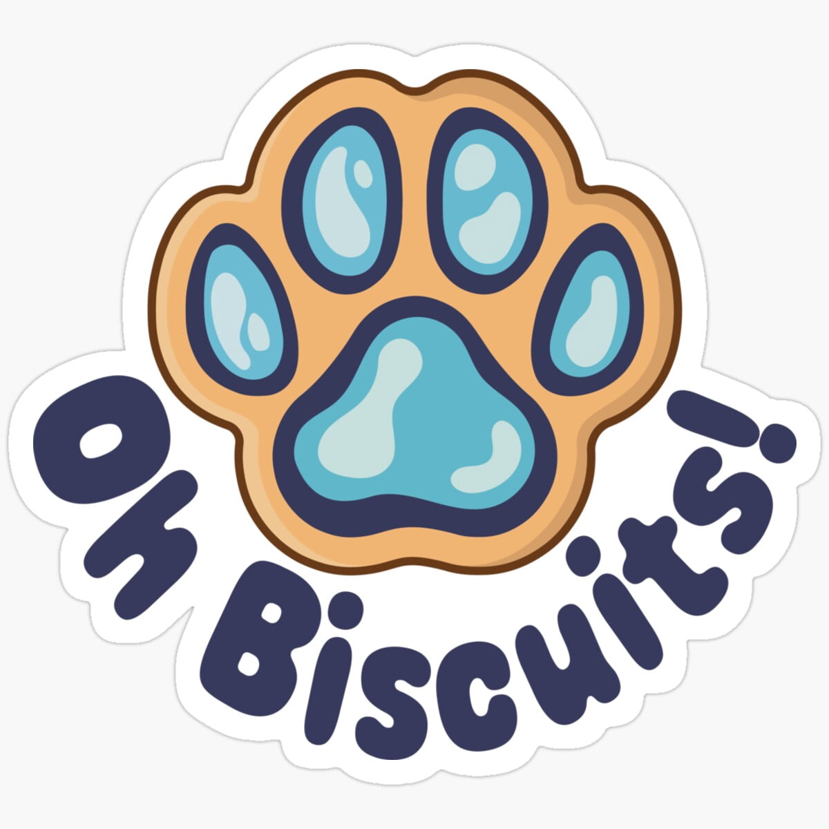Kira Oh biscuits Sticker Waterproof Sticker for Water Bottles, Laptops ...