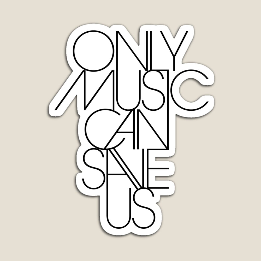 Kira - Only Music Can Save Us. Sticker - 1870 Hot Trending Vinyl Stickers - Walmart.com