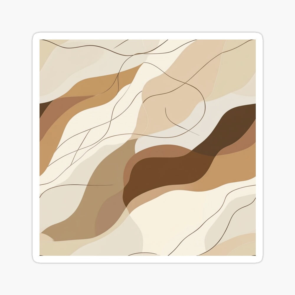 Kira Organic Composition And Serenity Sticker - Kir 1859 Decorative ...