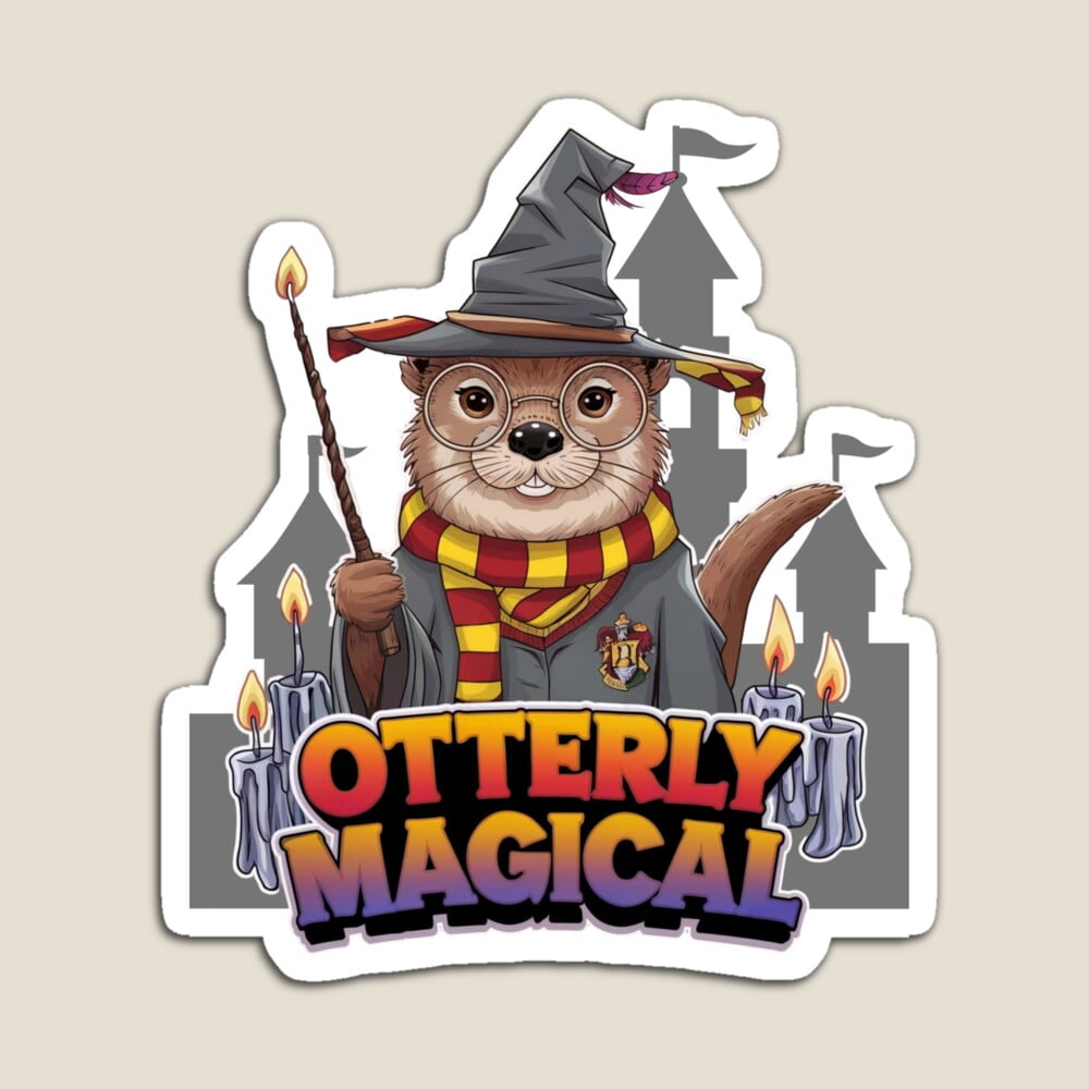 Kira - Otterly Magical - Harry Otter Sticker - 7992 Hot Trending Vinyl ...