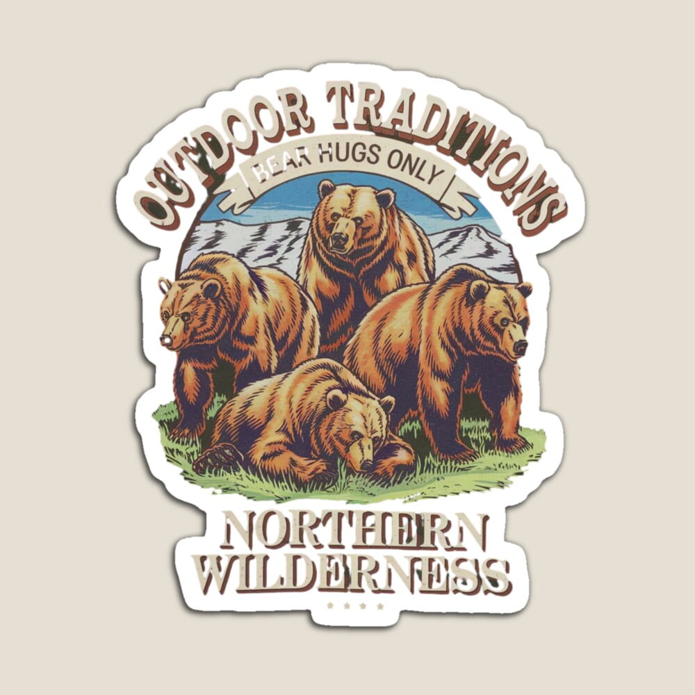 Kira - Outdoor Traditions - Bare Feet - Northern Wildeness Sticker ...