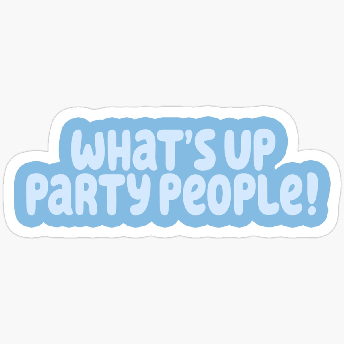 Kira Party People Sticker Waterproof Sticker for Water Bottles, Laptops ...
