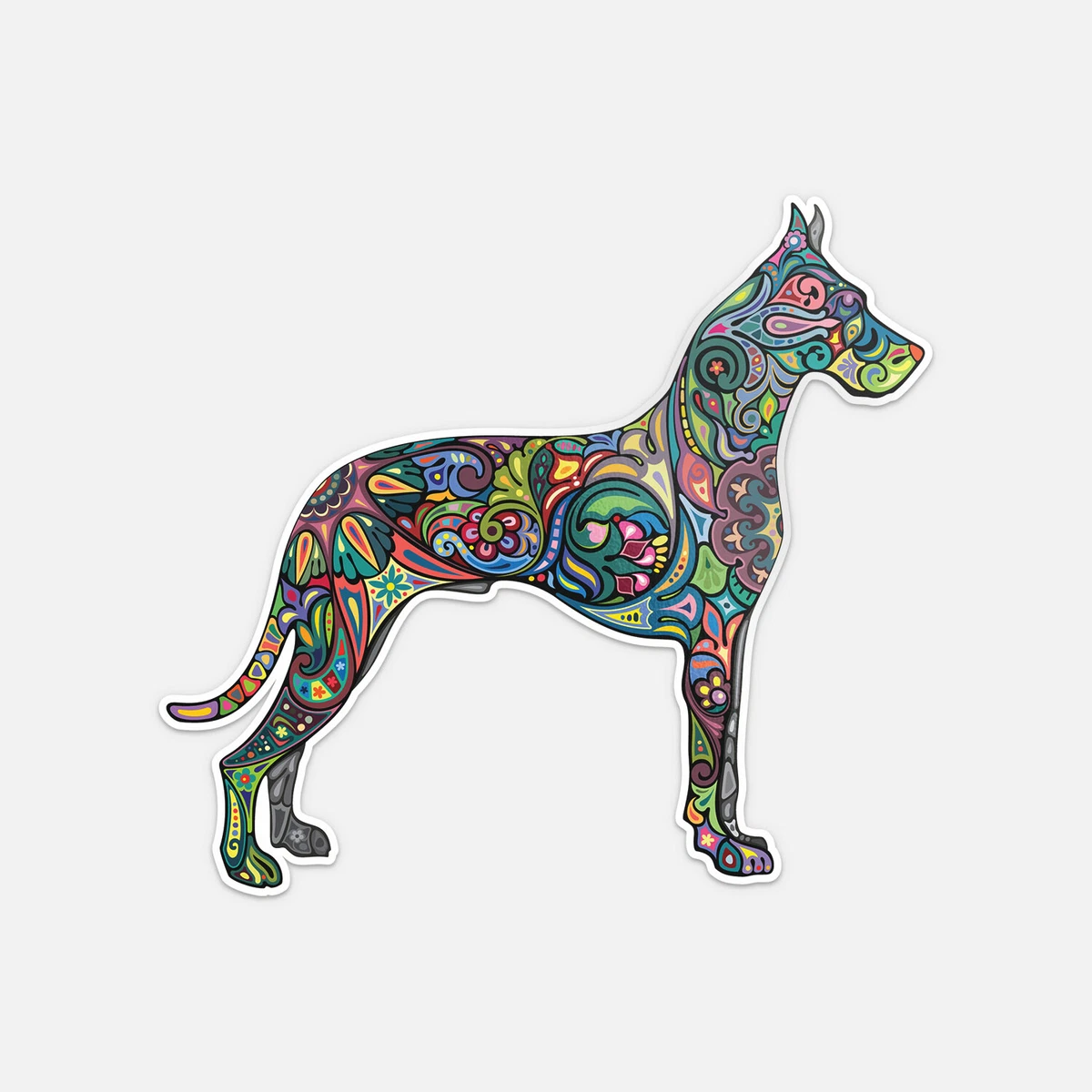 Kira Pattern Dog Vinyl Sticker Decal Waterproof Sticker for Water ...