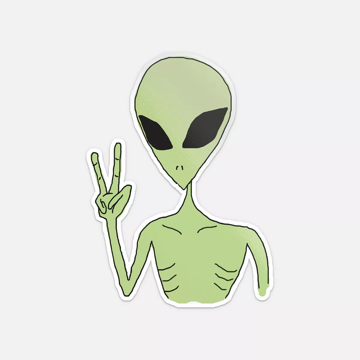 Kira Peace Alien Car Bumper Vinyl Sticker Decal Waterproof Sticker for ...