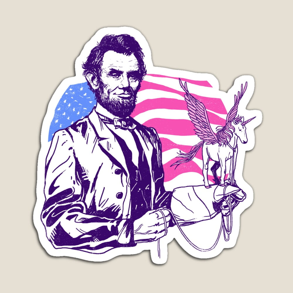 Kira - Pegacorn Lincoln Sticker - 3109 Hot Trending Vinyl Stickers ...