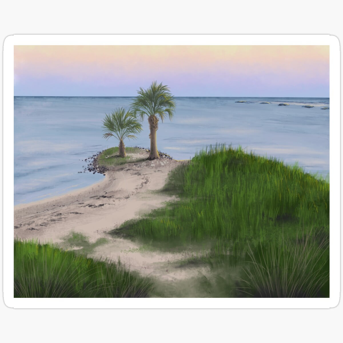 Kira Pensacola Beach Sticker Waterproof Sticker for Water Bottles ...