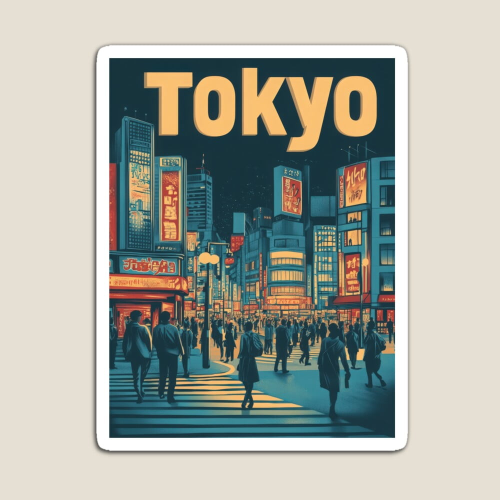 Kira - People Gather At Shibuya Crossing In Tokyo During The Evening, Surrounded By Bright Neon ...