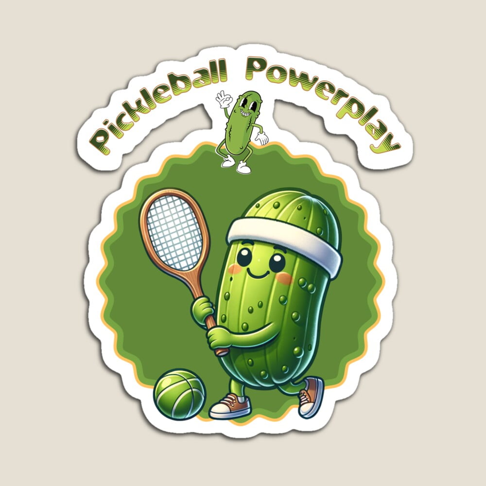 Kira - Pickle Playing Pickleball Sticker - 4409 Hot Trending Vinyl ...