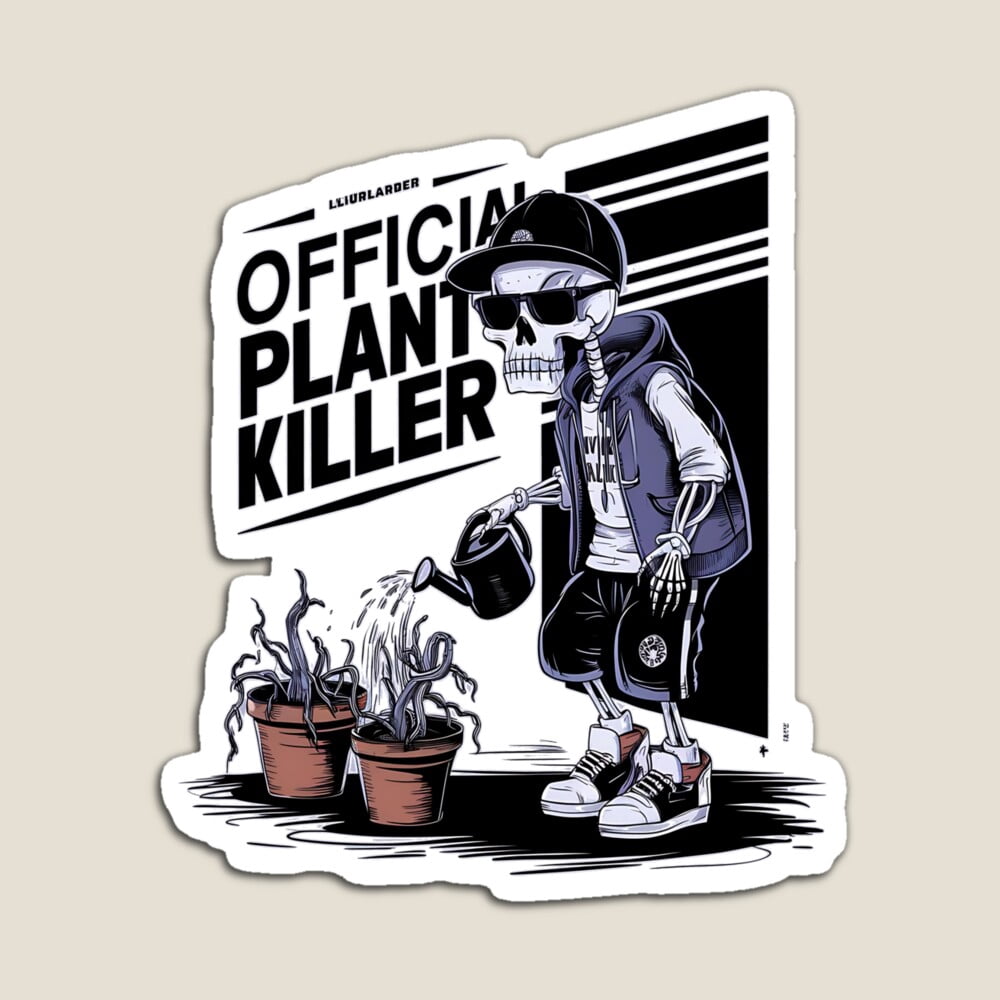 Kira - Plant Killer Sticker - 4914 Hot Trending Vinyl Stickers ...