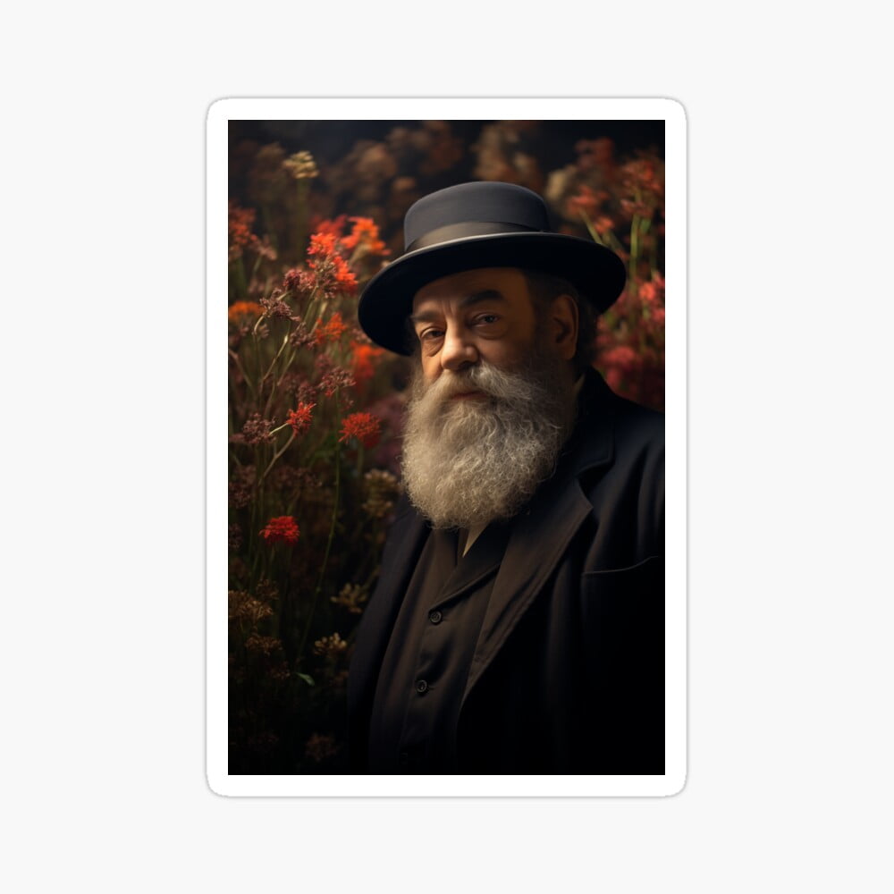 Kira Portrait Of Claude Monet (Tribute) Sticker - Kir 2159 Decorative ...