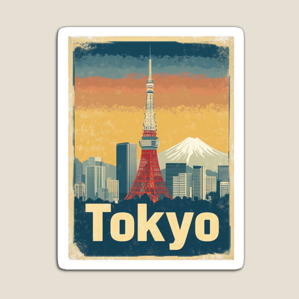 Kira - The Poster Beautifully Captures The Essence Of Tokyos Skyline ...