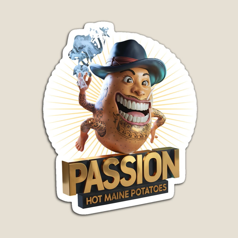 Kira - Potato Passion - Im Not A Big Fan Of Small Potatoes - Hipster Potato - Pretty Potato ...