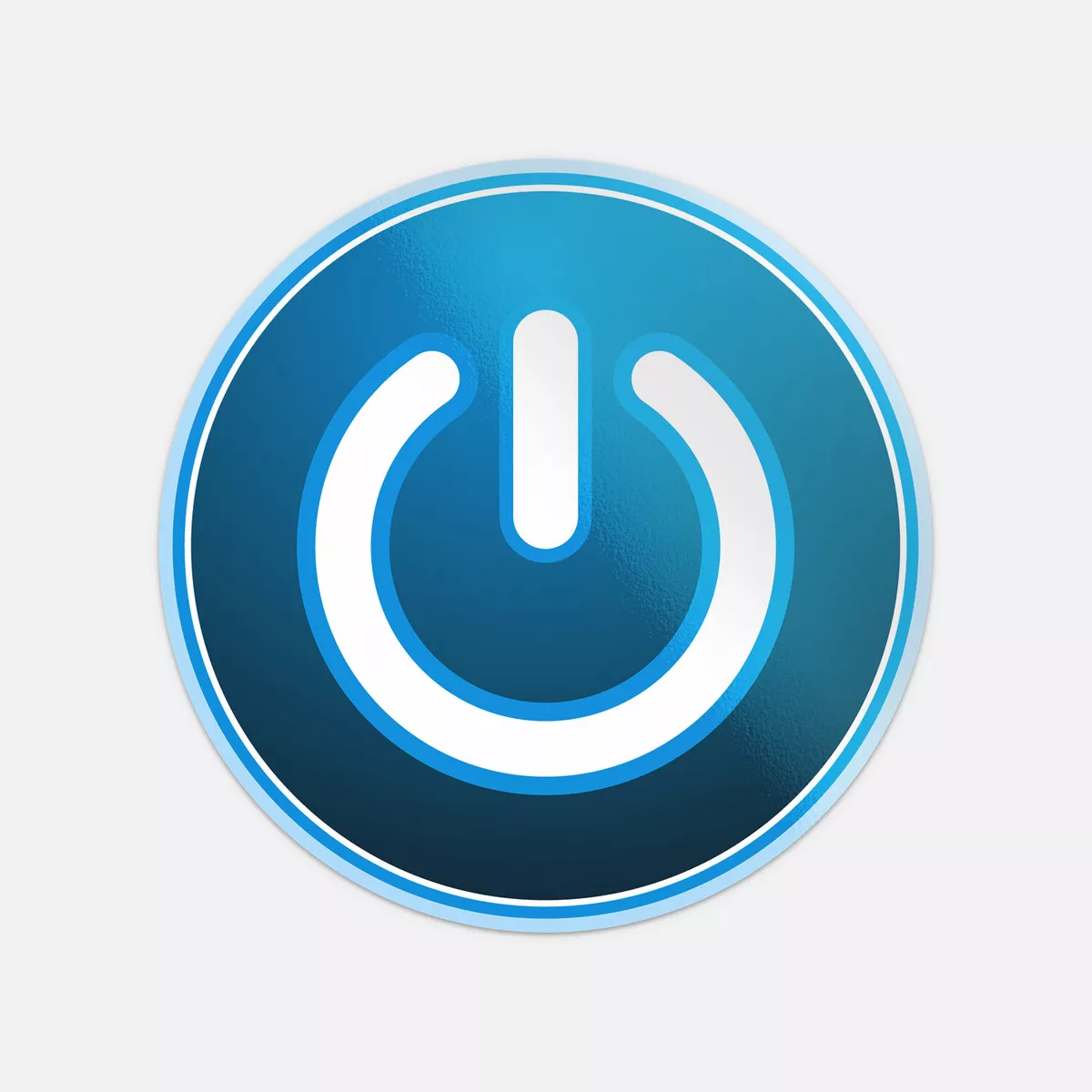 Kira Power Symbol Light Button Vinyl Sticker Decal Waterproof Sticker ...