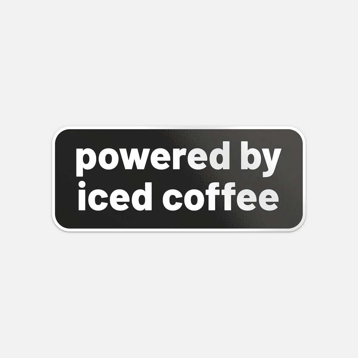 Kira Powered By Iced Coffee Car Bumper Vinyl Sticker Decal Waterproof ...
