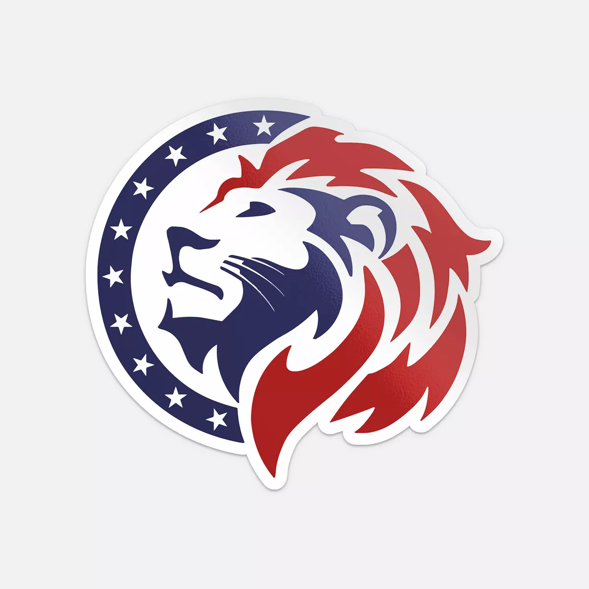 Kira Proud Patriot Lion Car Bumper Vinyl Sticker Decal Waterproof ...