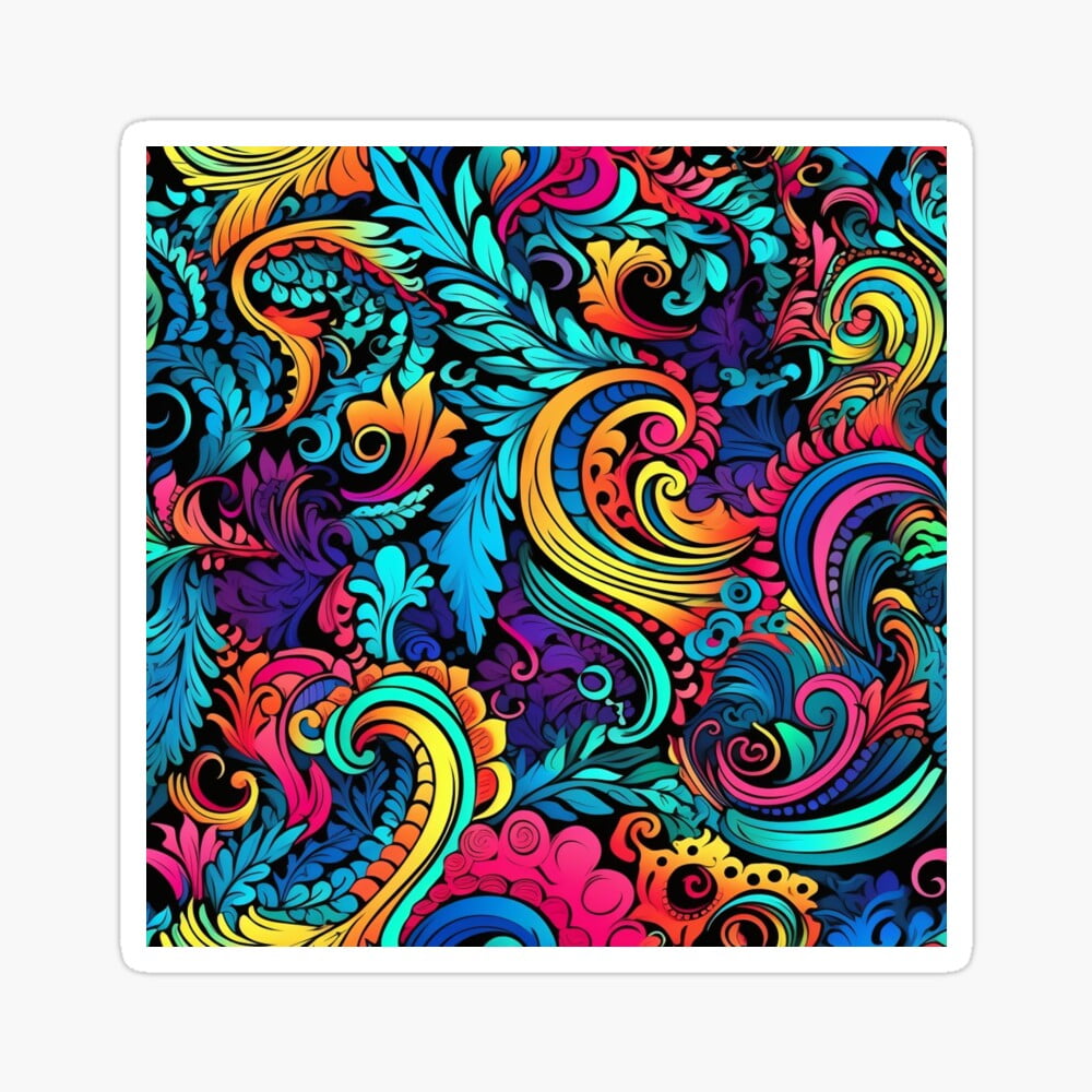 Kira Psychedelic Delirium Sticker - Kir 1064 Hot Trending Vinyl ...