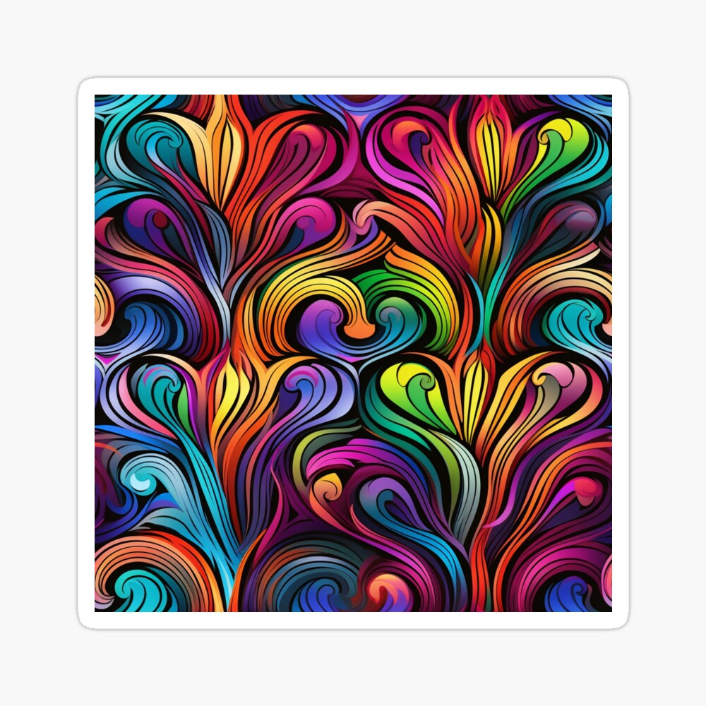 Kira Psychedelic Delirium Sticker - Kir 1069 Hot Trending Vinyl ...
