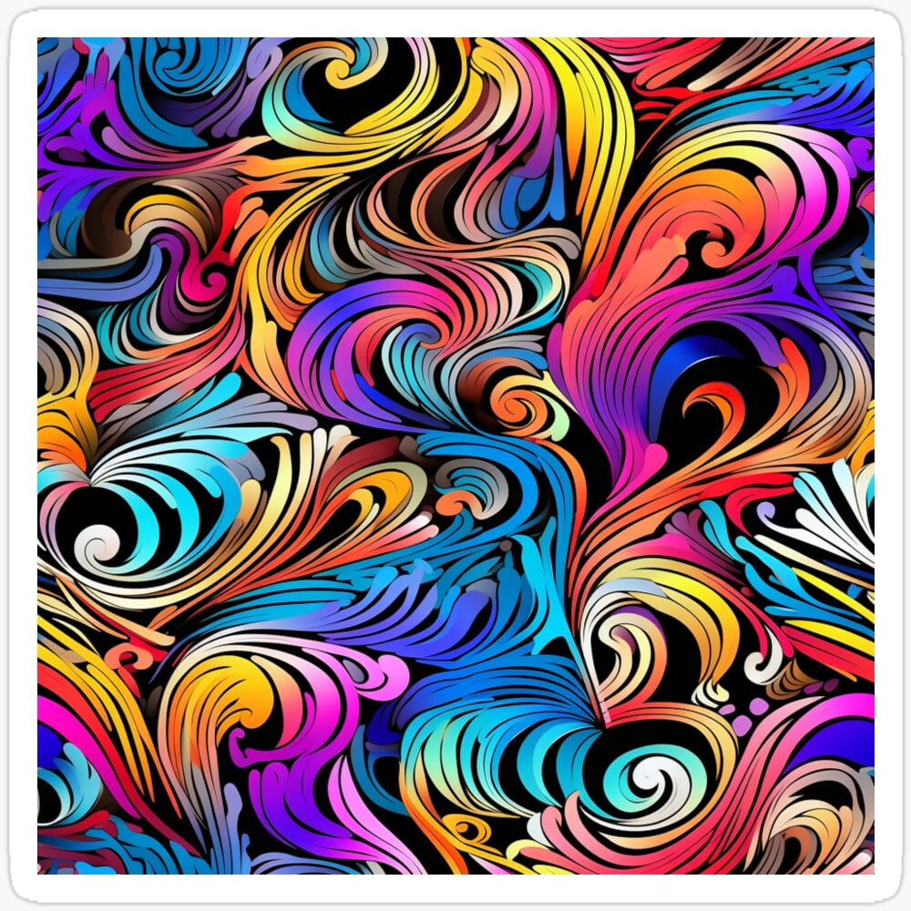 Kira Psychedelic Delirium Sticker - Kir 2606 Hot Trending Vinyl ...