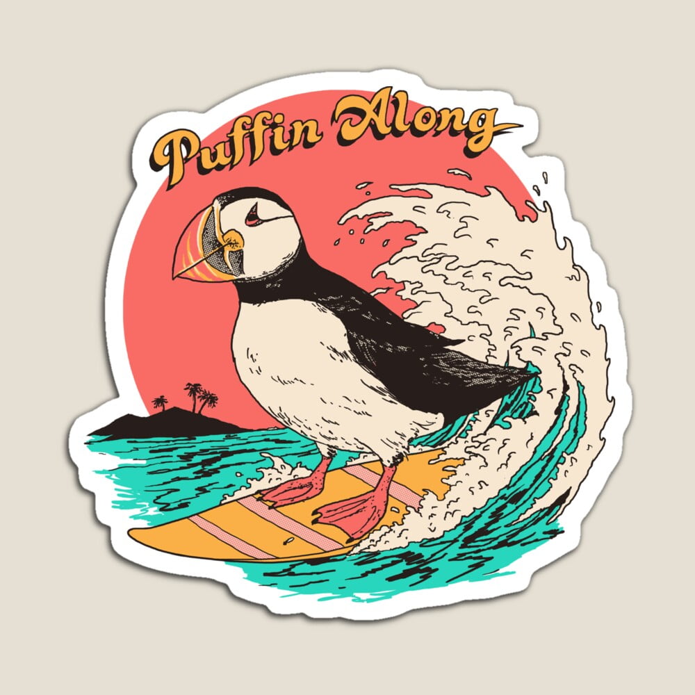 Kira - Puffin Along Sticker - 3038 Hot Trending Vinyl Stickers ...