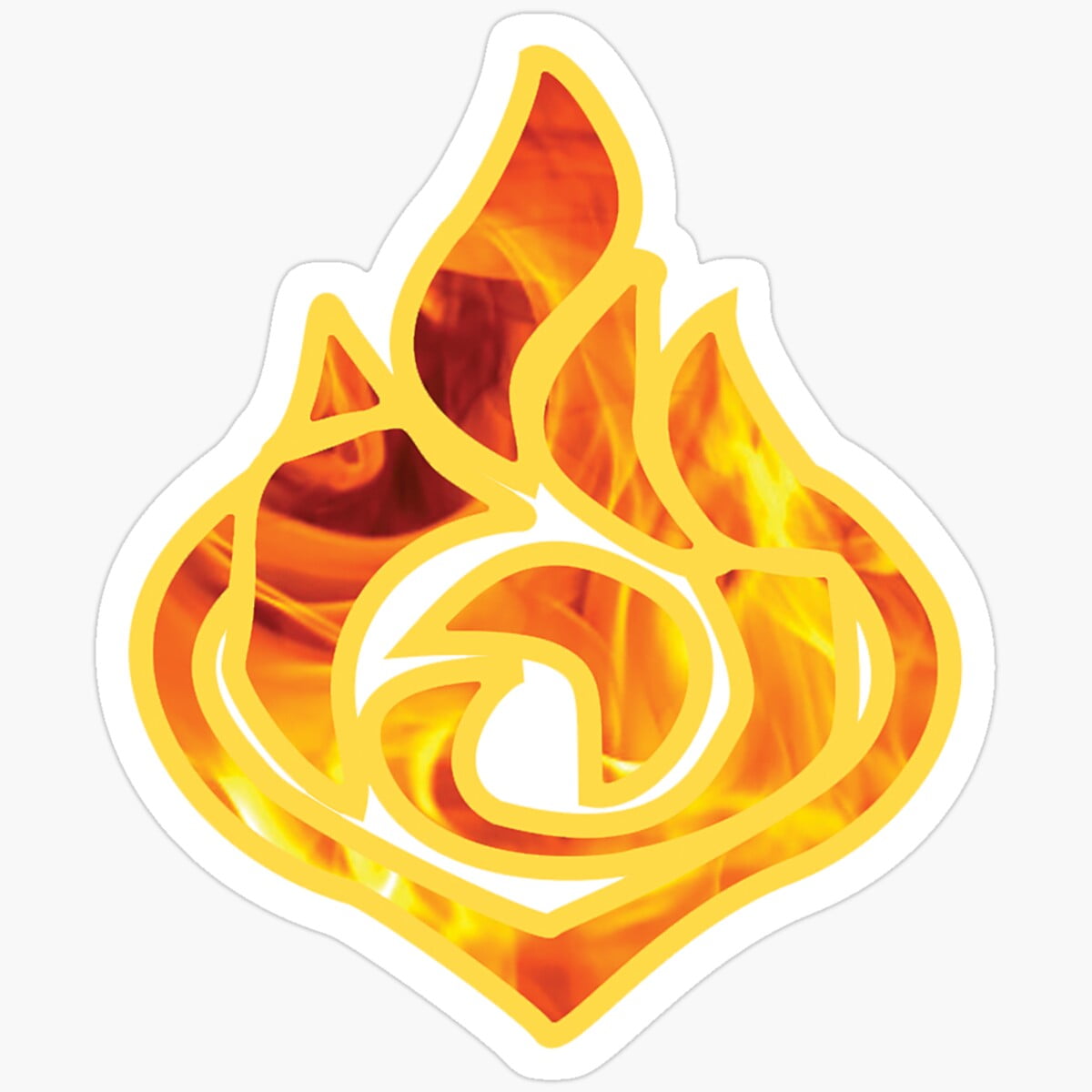 Kira Pyro Vision Glossy Sticker Waterproof Sticker for Water Bottles ...