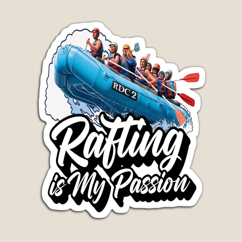 Kira - Rafting Is My Passion - Rafting Its Wet Sticker - 7307 Hot ...