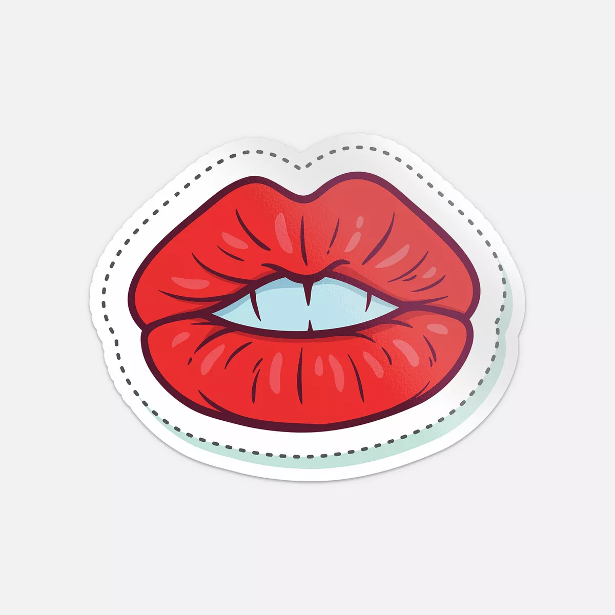 Kira Red Lips Car Bumper Vinyl Sticker Decal Waterproof Sticker for ...