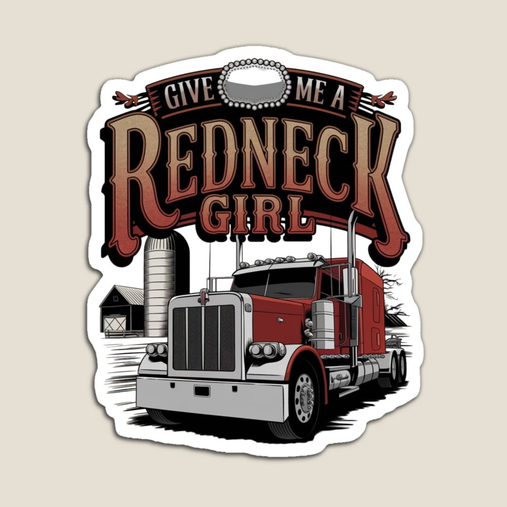 Kira - Redneck Girl - Give Me A Redneckgirl Sticker - 7627 Hot Trending ...