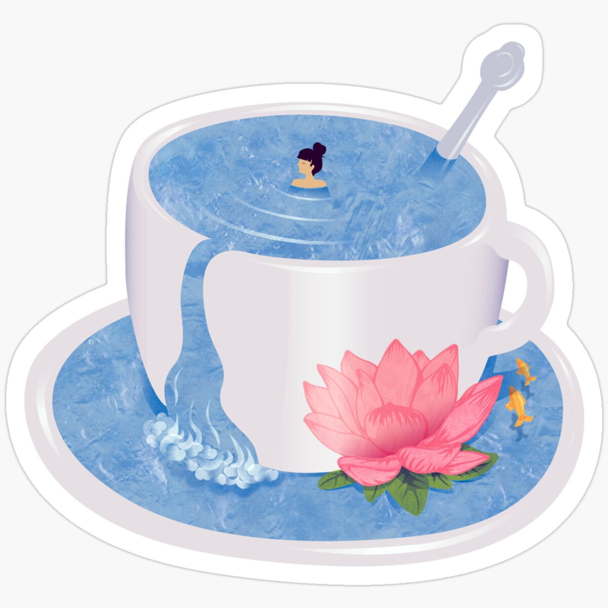 Kira Relax Sticker Waterproof Sticker for Water Bottles, Laptops ...