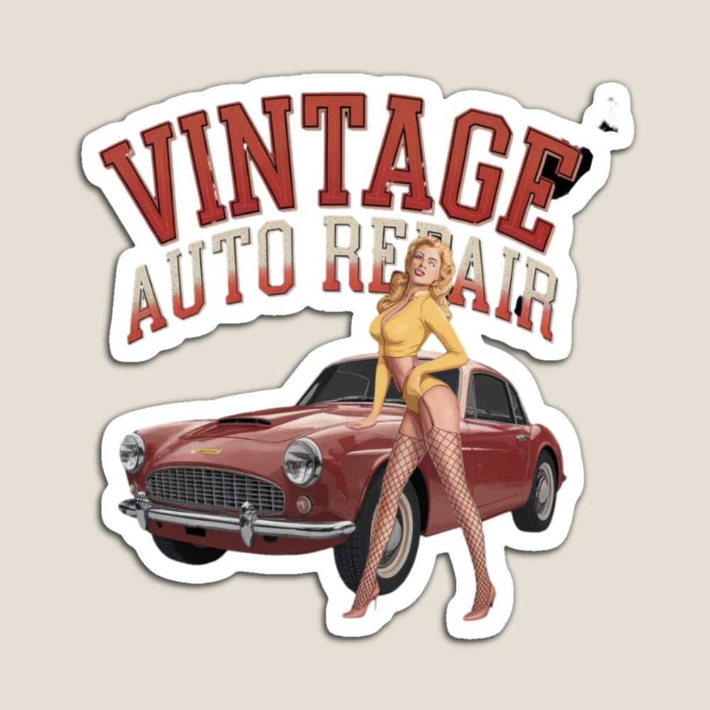Kira - Repair Shop - Mechanic Pinup - American Pin-Up Sticker - 7164 Hot Trending Vinyl Stickers ...