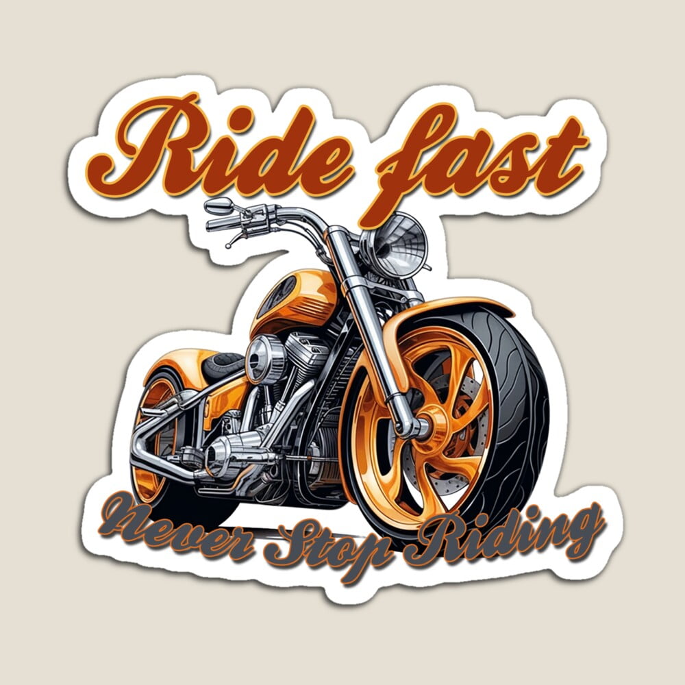 Kira - Ride Fast, Never Stop Riding Sticker - 3240 Hot Trending Vinyl ...