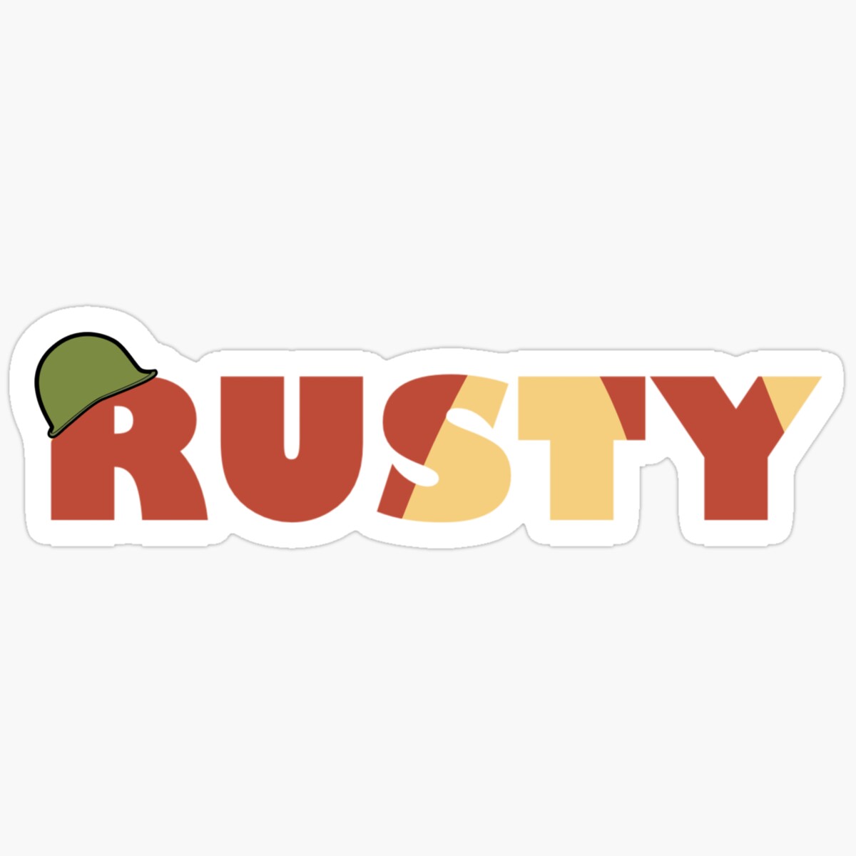 Kira Rusty Sticker Waterproof Sticker for Water Bottles, Laptops ...