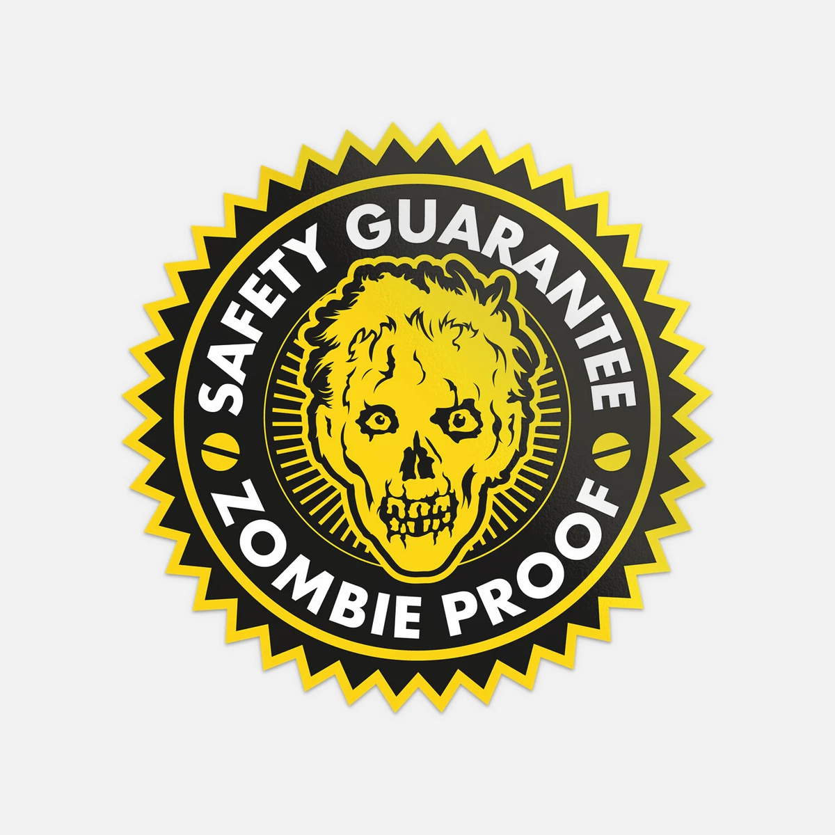 Kira Safety Guarantee Seal Zombie Proof Vinyl Sticker Decal Waterproof ...
