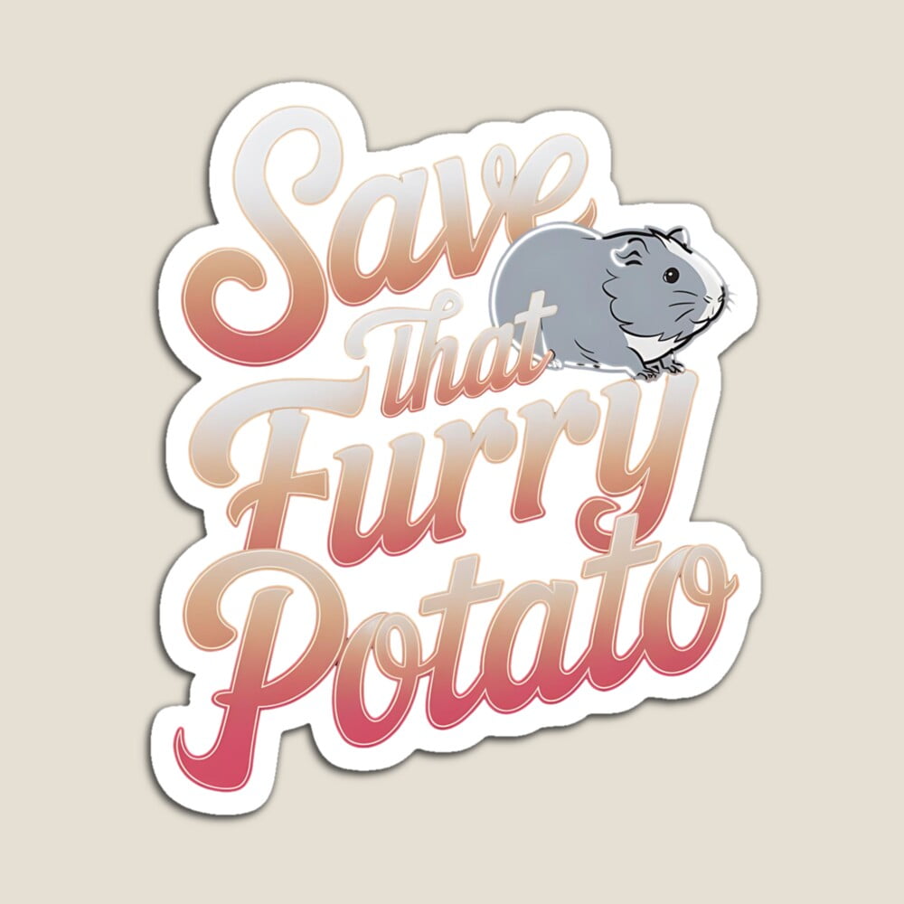 Kira - Save That Furry Potato Sticker - 5710 Hot Trending Vinyl ...