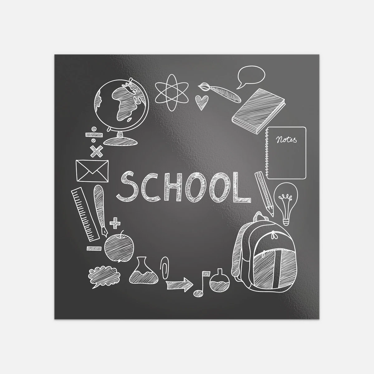 Kira School Supplies Education Vinyl Sticker Decal Waterproof Sticker ...