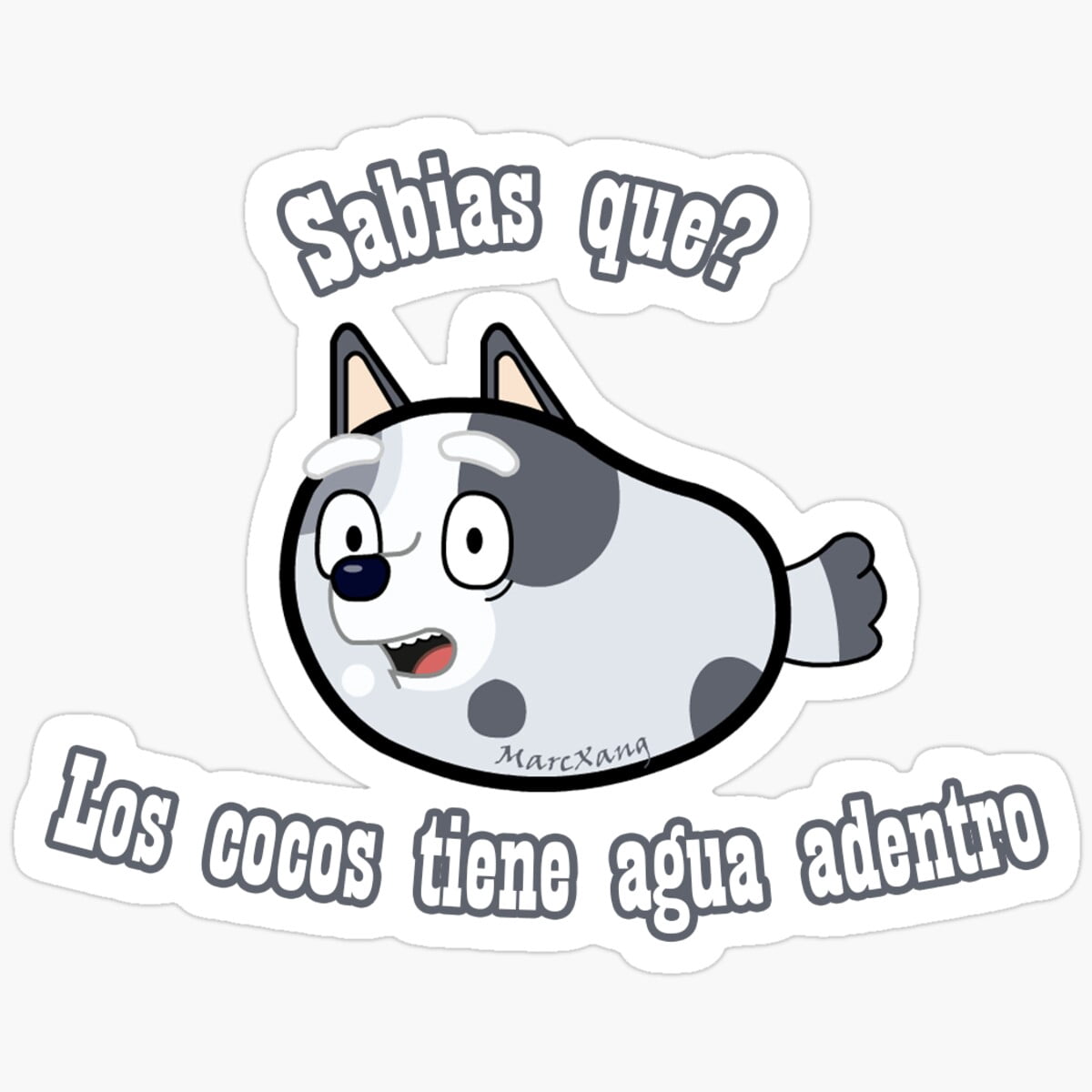 Kira Shiba Muffin (Spanish) Sticker Waterproof Sticker for Water ...
