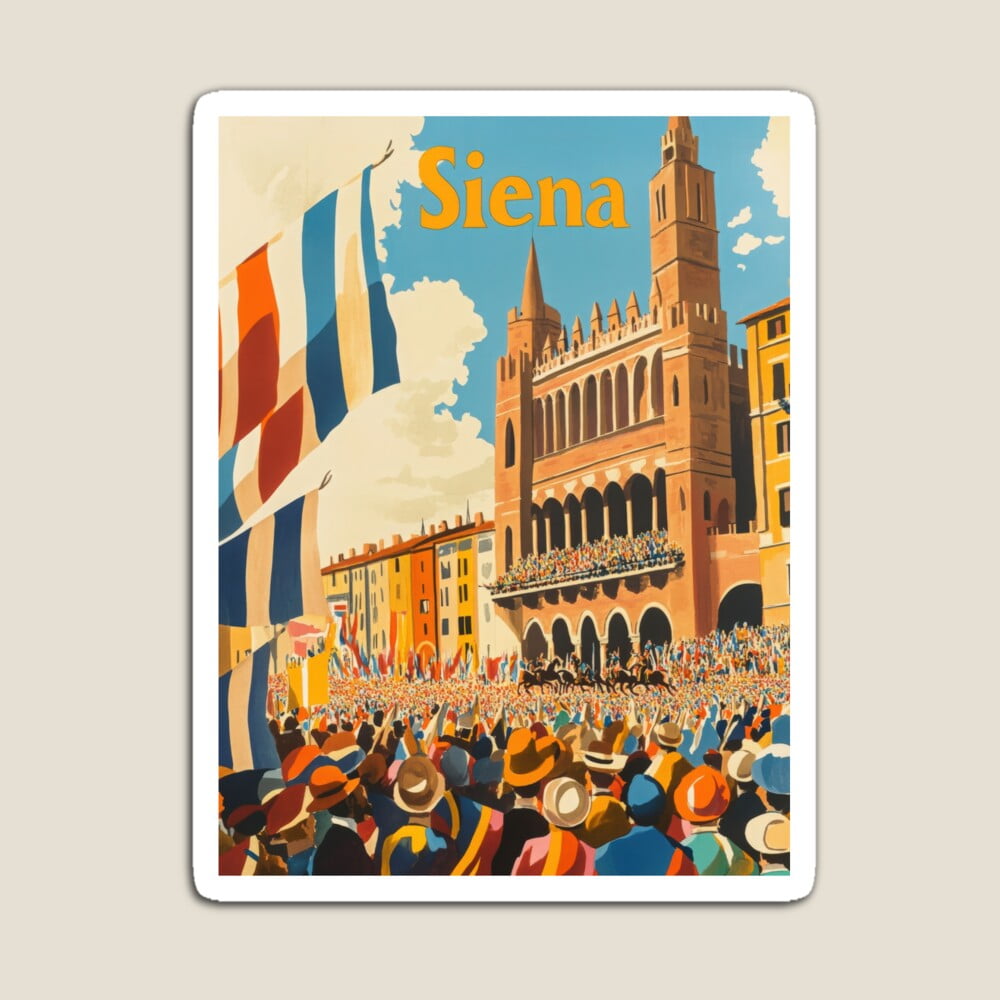 Kira - Siena Comes Alive With A Lively Crowd Celebrating In Front Of ...