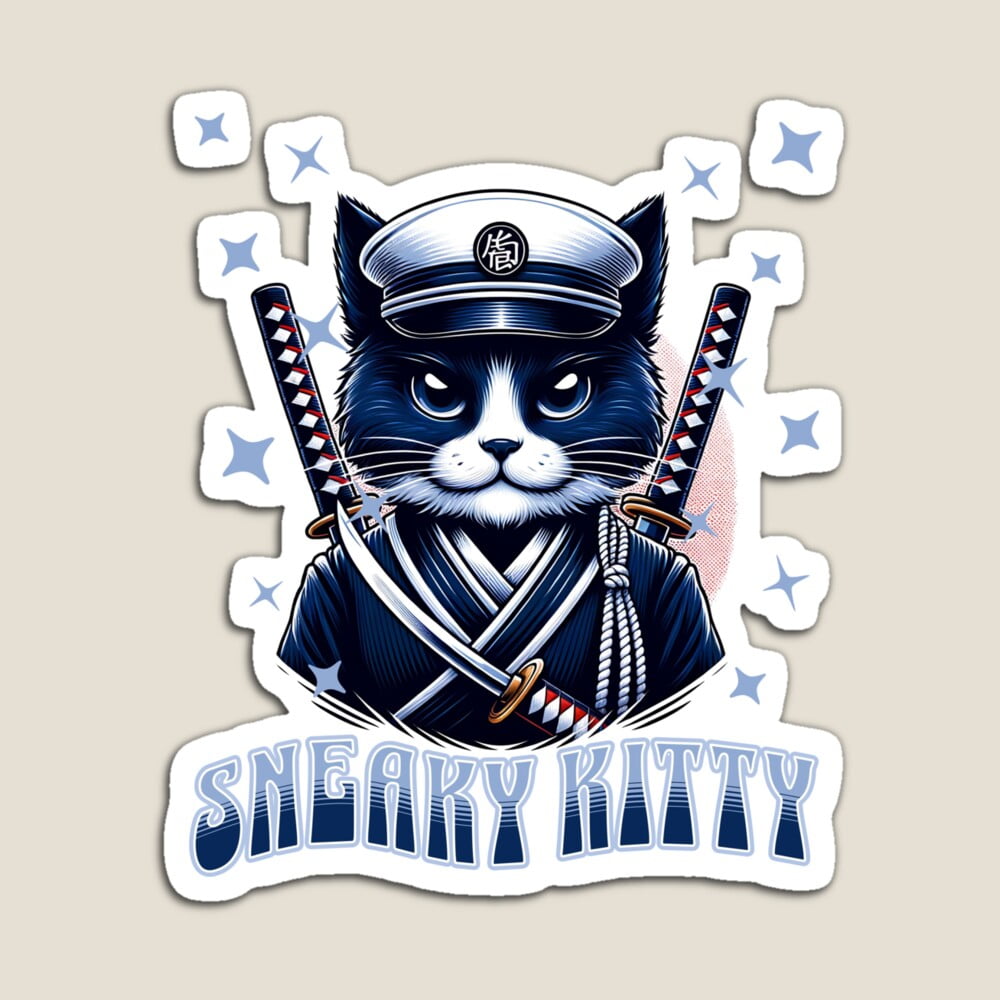 Kira - Sneaky Kitty Sticker - 4749 Hot Trending Vinyl Stickers ...