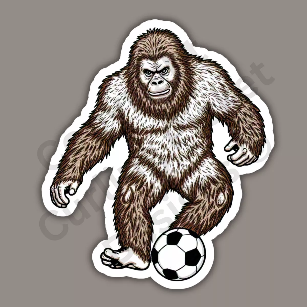 Kira Soccer Bigfoot Football Sports Olympics Sasquatch Cryptid Funny ...