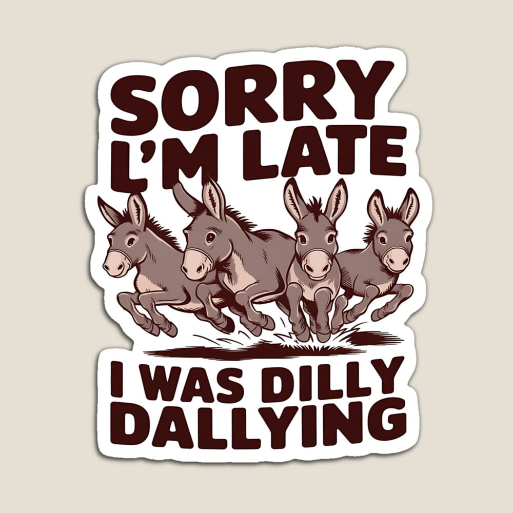 Kira - Sorry I'M L - Donkey Silhouette - Donkeys Are Awesome - Donkey ...