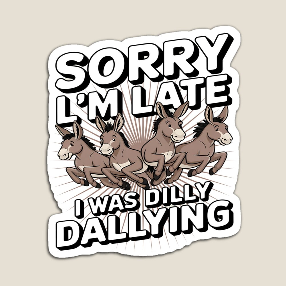 Kira - Sorry I'M L - Donkey Silhouette - Donkeys Are Awesome - Donkey ...