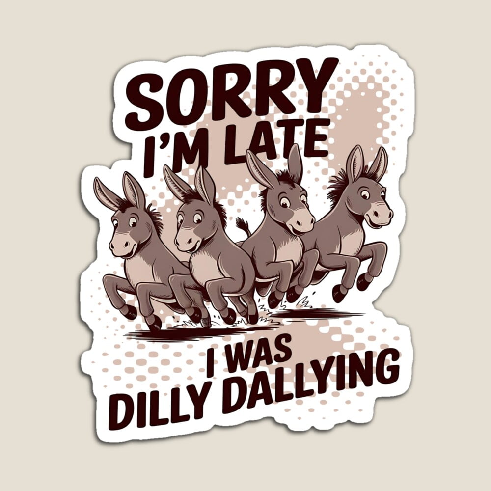 Kira - Sorry I'M L - Donkey Silhouette - Donkeys Are Awesome - Donkey ...