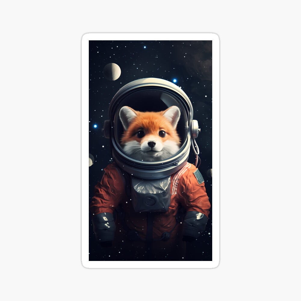 Kira Space Animals Sticker - Kir 257 Decorative Laptop, Phone Stickers ...