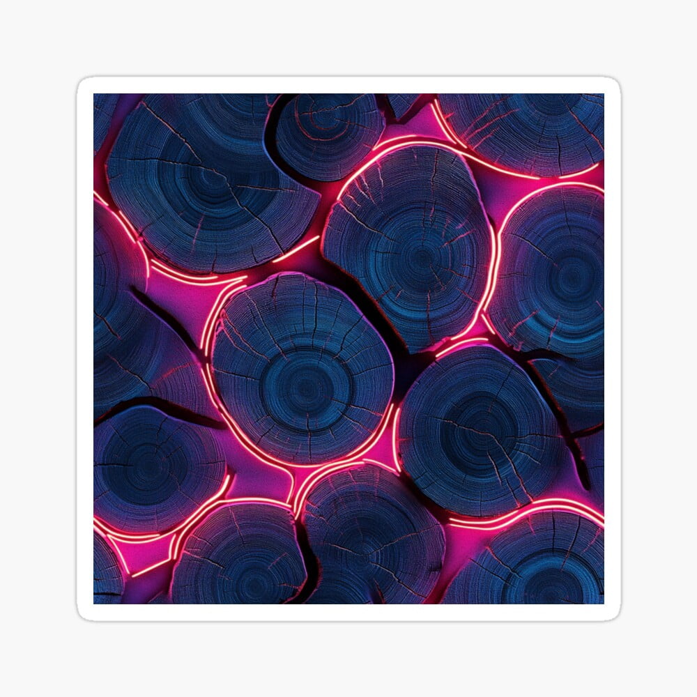 Kira Spiral Bioluminescent Energy Glossy Sticker - Kir 1789 Decorative ...