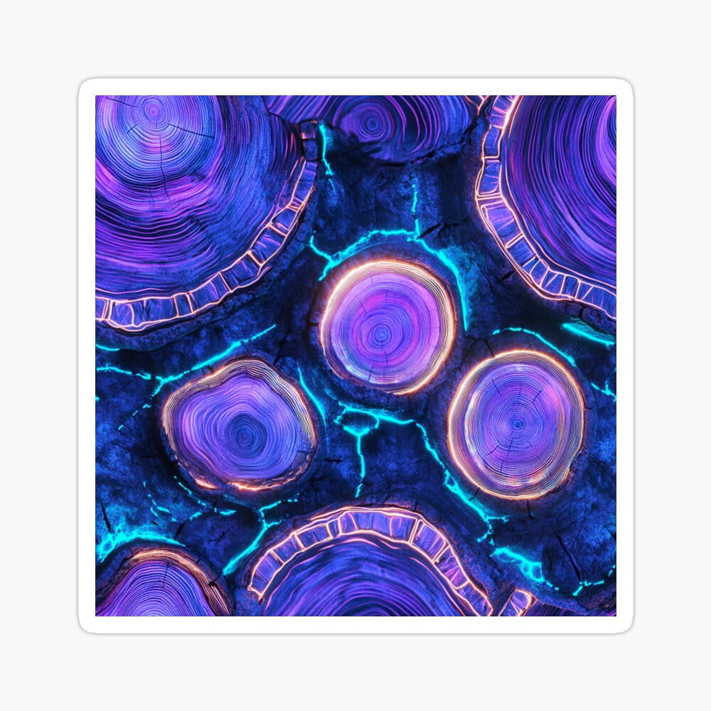 Kira Spiral Bioluminescent Energy Sticker - Kir 1960 Decorative Laptop ...