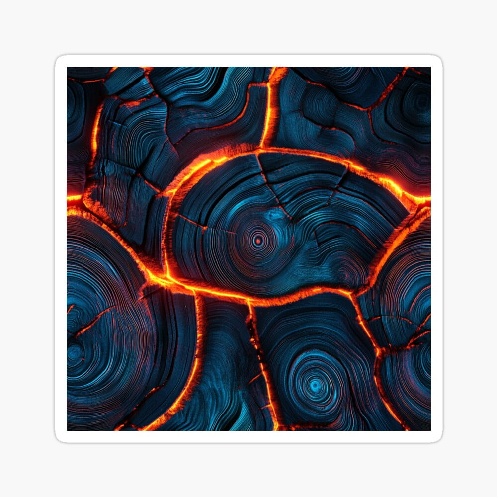 Kira Spiral Bioluminescent Energy Sticker - Kir 1968 Decorative Laptop ...